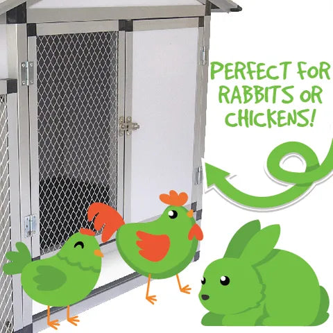 RABBIT HUTCH - ALUMINIUM - BAINBRIDGE – Moondidley Pets