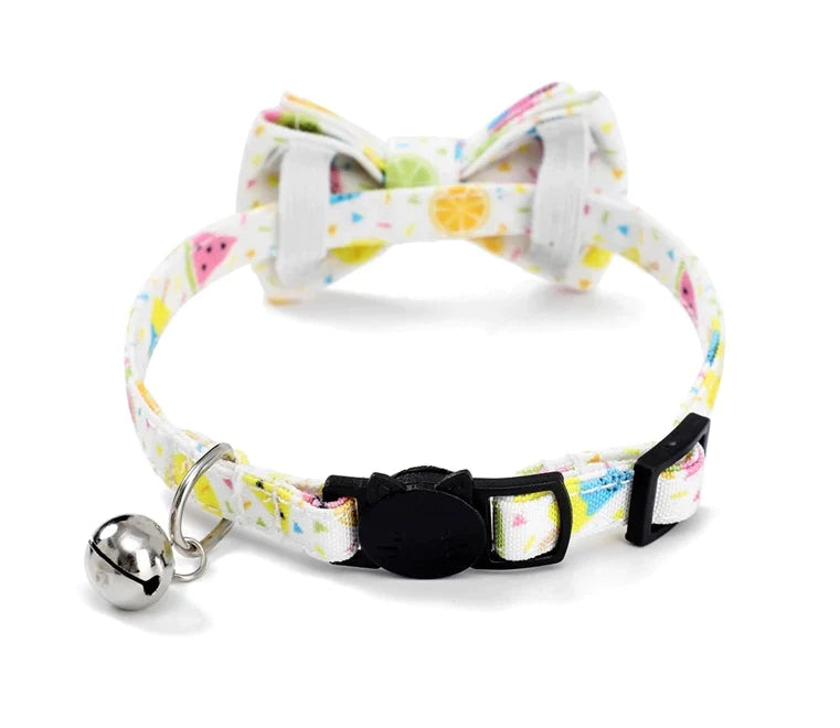 Breakaway Cat Collar & Bow Tie / XS - Hand Made by The Bark Side ...