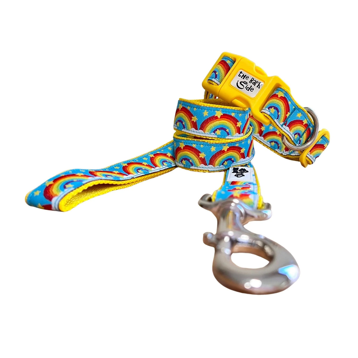 Rainbow Dog Lead / Dog Leash - Hand Made by The Bark Side – Moondidley Pets