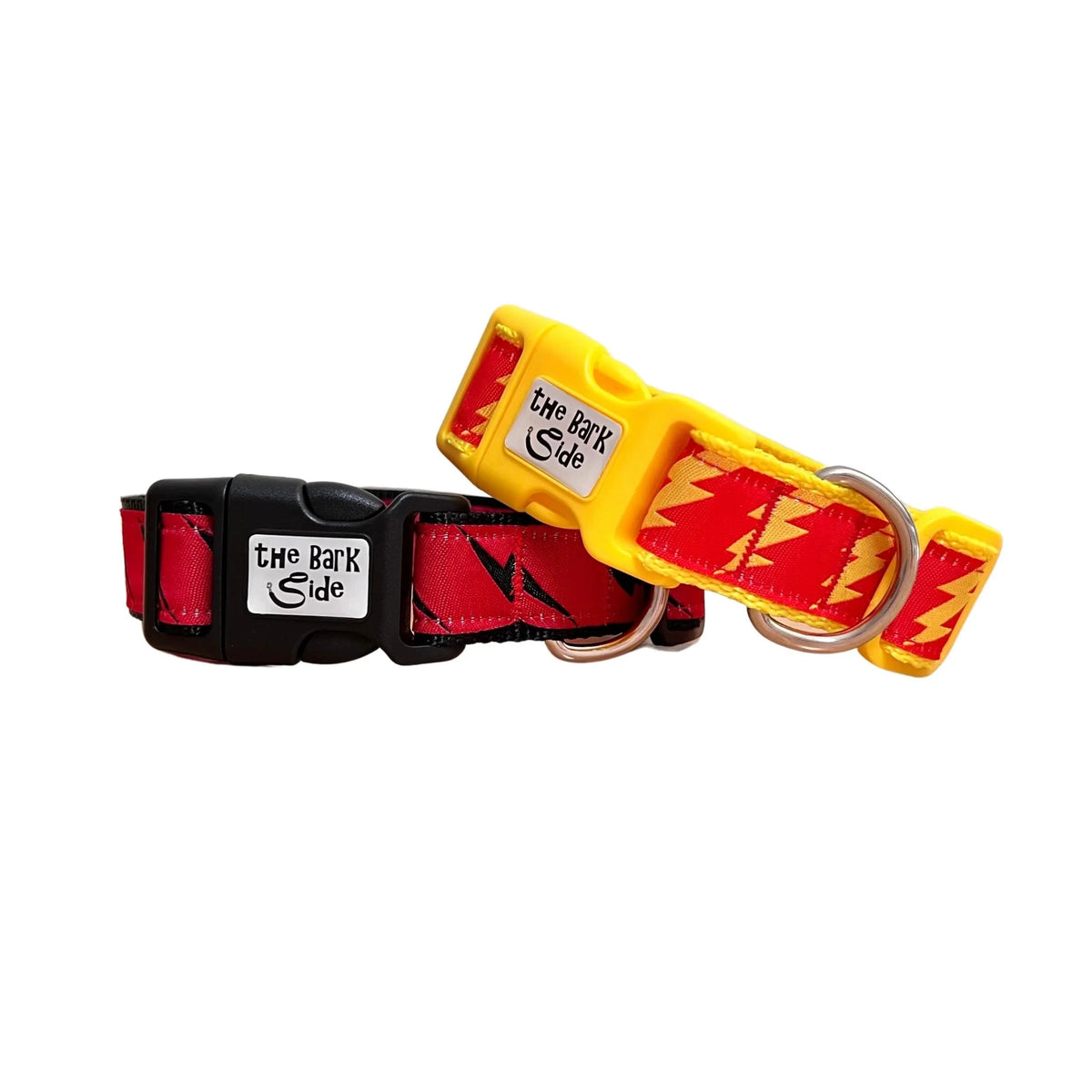 Lightning Bolt Dog Collar - Hand Made by The Bark Side – Moondidley Pets